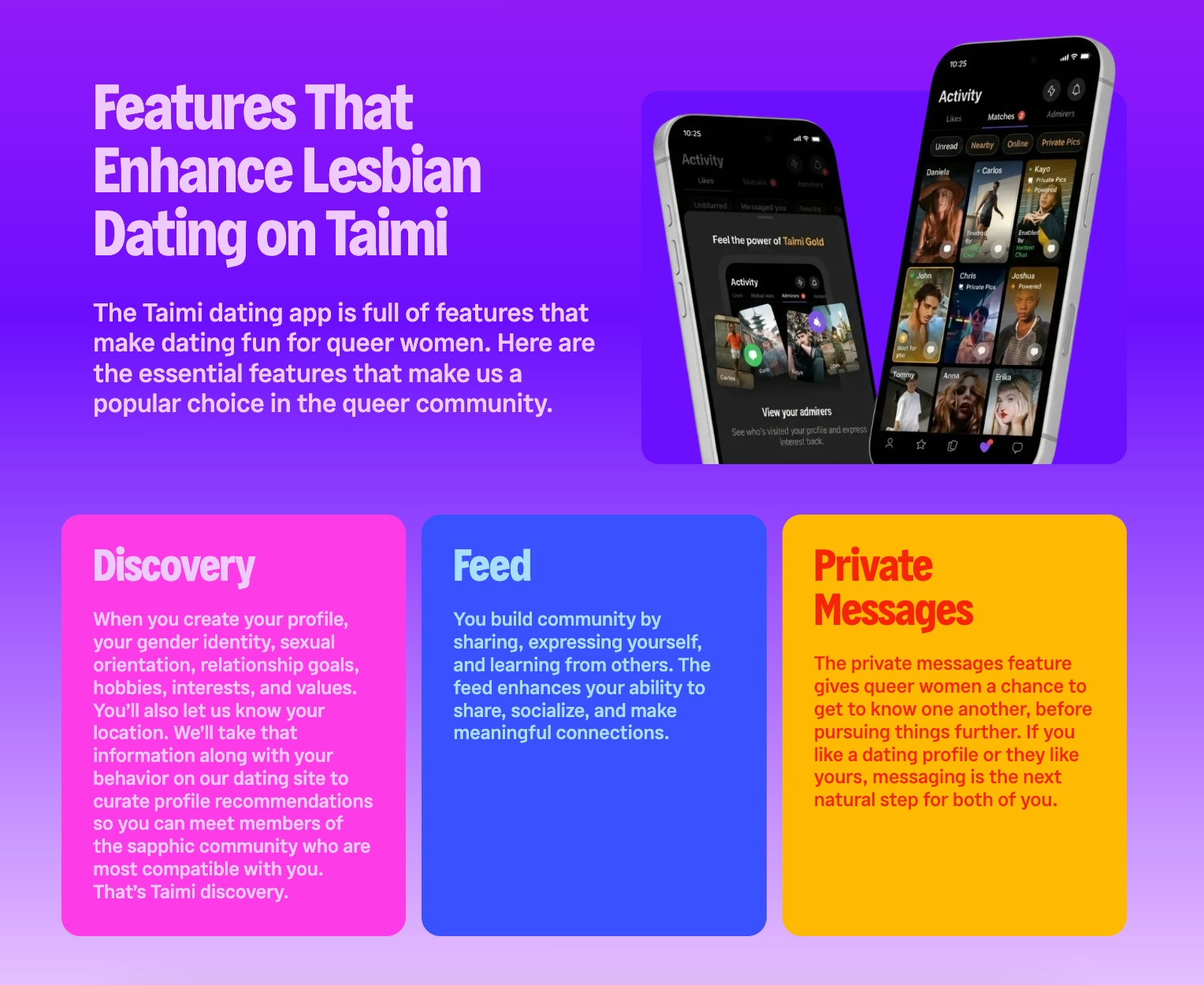 Best Lesbian Dating Apps: Ranked and Reviewed - Taimi